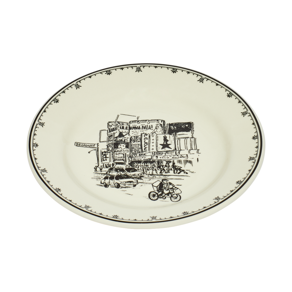 NYC Toile - Time Sq Plate 8.25in – Fishs Eddy