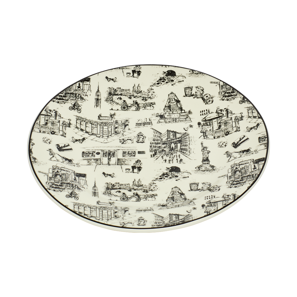 NYC TOILE - DINNER PLATE (10.25") – Fishs Eddy